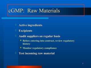 1_02.GMP GOOD MANUFACTURING PRACTICE ppt | PPT