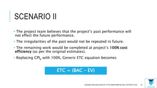 Calculating ETC In 4 Different Scenarios | PPTX