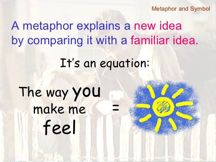 metaphor and symbol