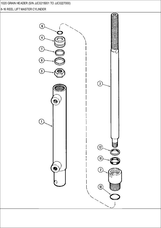 CASE 1020 Grain header