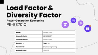 Load factor & Diversity factor of a Power Station | PDF