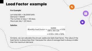 Load factor & Diversity factor of a Power Station | PDF