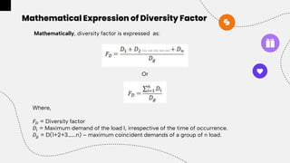 Load factor & Diversity factor of a Power Station | PDF