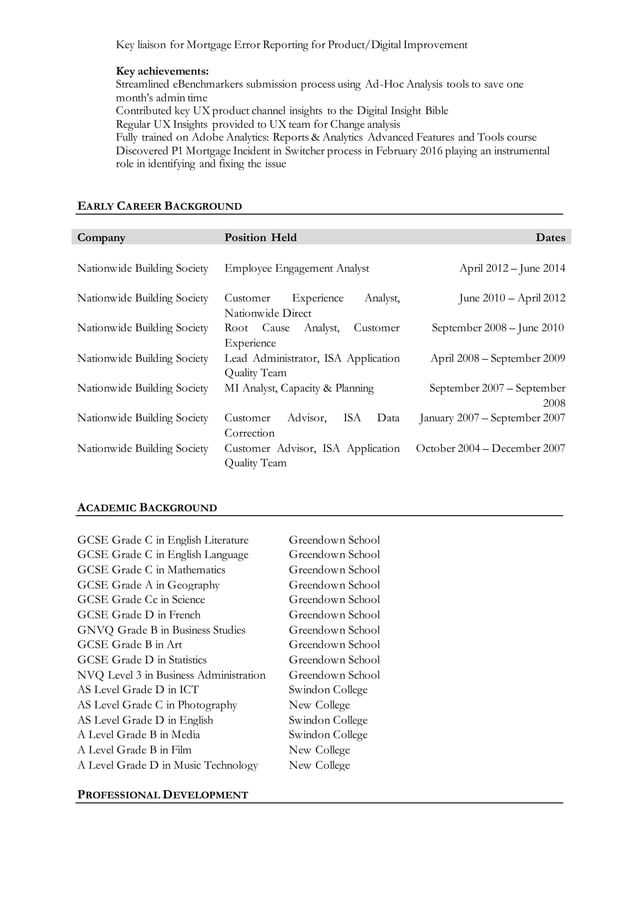 Stuart Oxlade CV | DOCX
