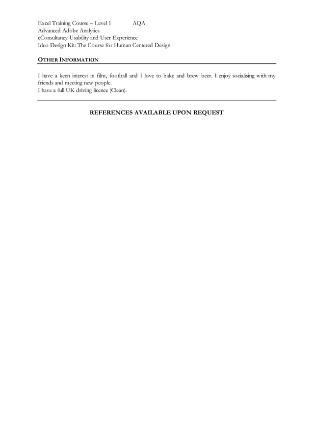 Stuart Oxlade CV | DOCX