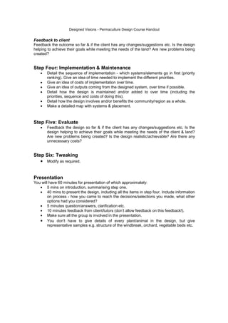 A guide to Permaculture Designing | PDF