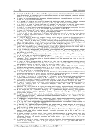 Intrusion detection systems for internet of thing based big data: a ...