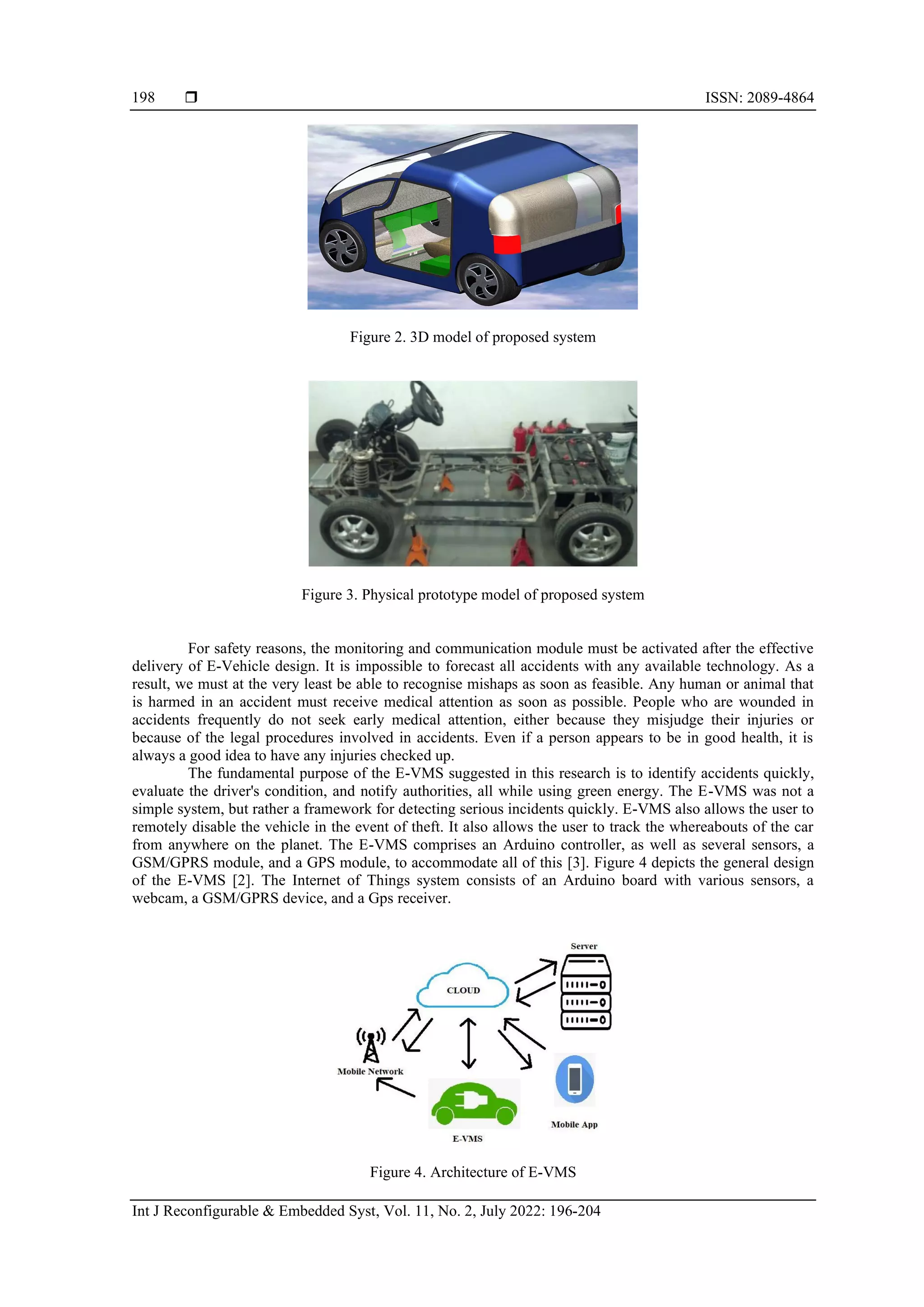 IoT based E-vehicle monitoring system using sensors and imaging ...