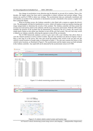 IoT based E-vehicle monitoring system using sensors and imaging ...