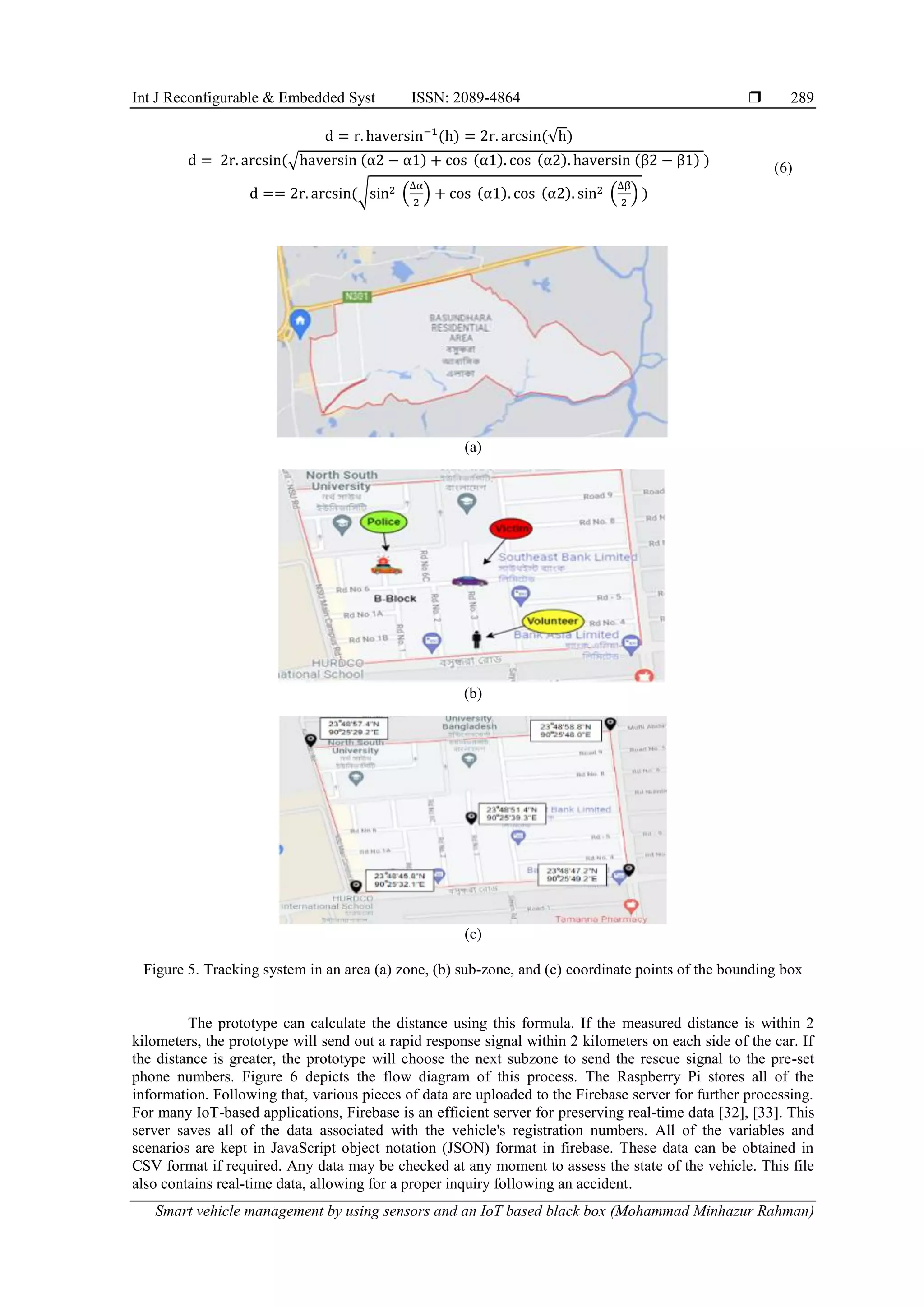 Smart vehicle management by using sensors and an IoT based black box | PDF
