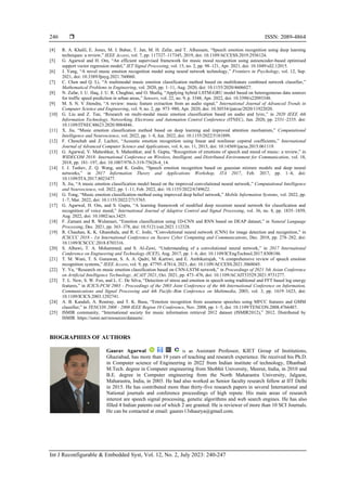 Emotion classification for musical data using deep learning techniques | PDF