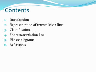 short transmission line | PPTX