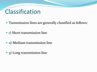 short transmission line | PPTX