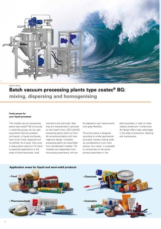 Batch Vacuum Processing Plant | PDF