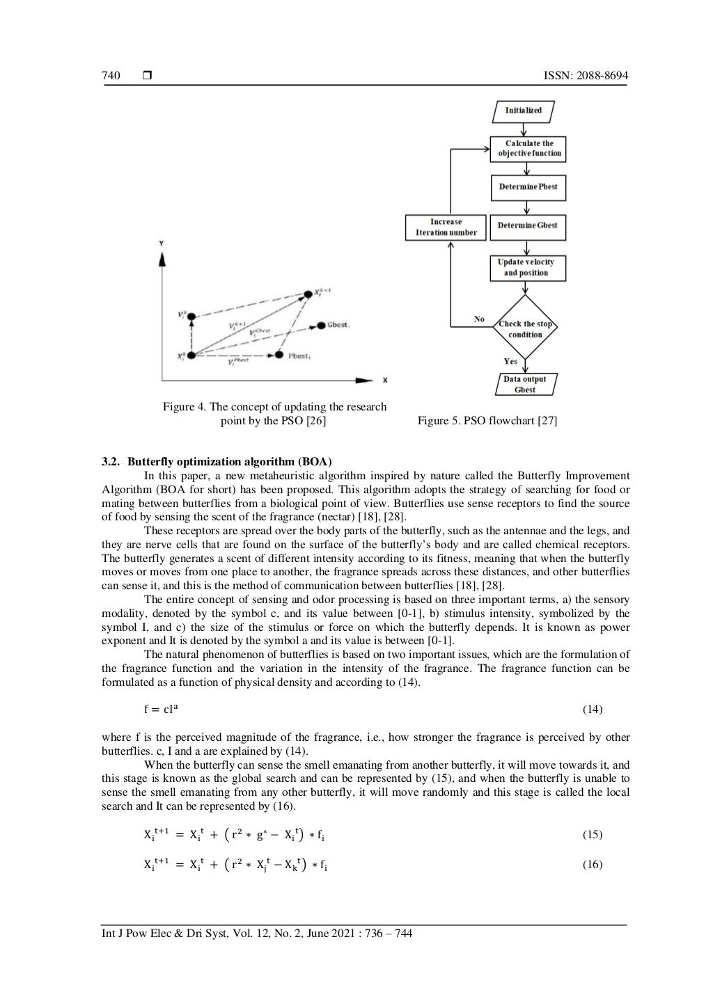 Comparison between butterfly optimization algorithm and particle swarm optimization for tuning ...