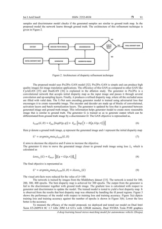 A deep learning based stereo matching model for autonomous vehicle | PDF