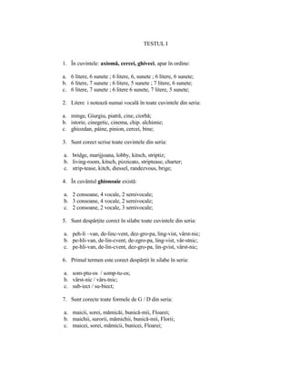 culegere-gramatica | PDF