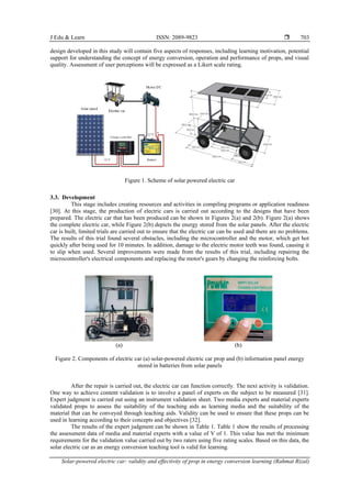 Solar-powered electric car: validity and effectivity of prop in energy ...