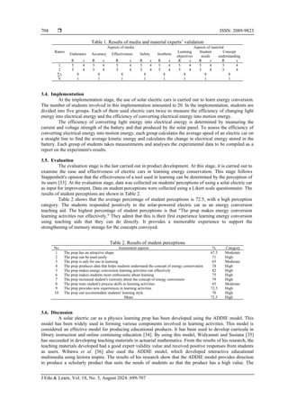 Solar-powered electric car: validity and effectivity of prop in energy ...