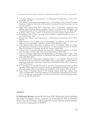 Lightweight Cryptography for Distributed PKI Based MANETS | PDF