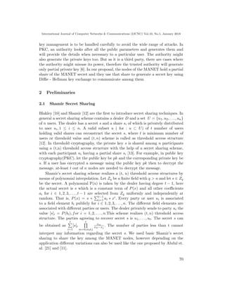 Lightweight Cryptography for Distributed PKI Based MANETS | PDF