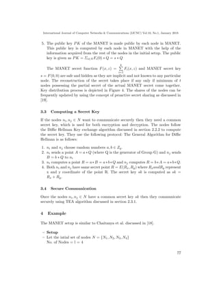 Lightweight Cryptography for Distributed PKI Based MANETS | PDF