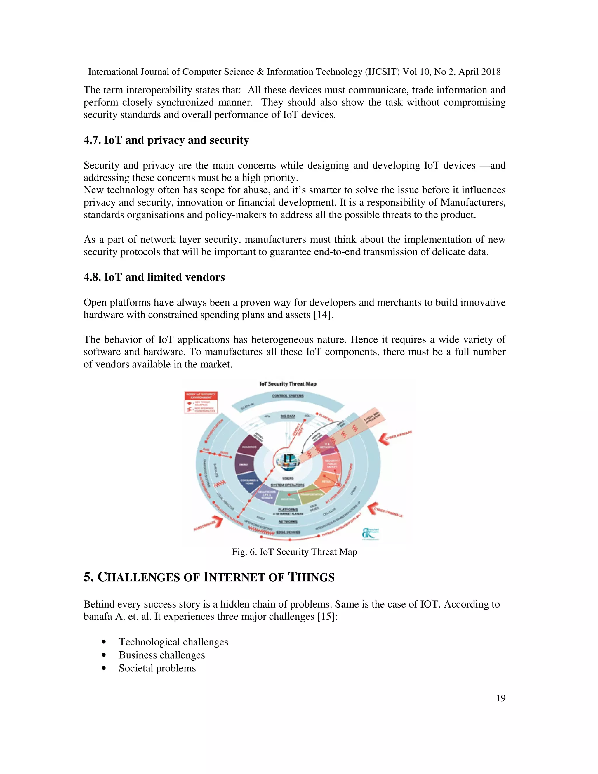 FUTURE AND CHALLENGES OF INTERNET OF THINGS | PDF