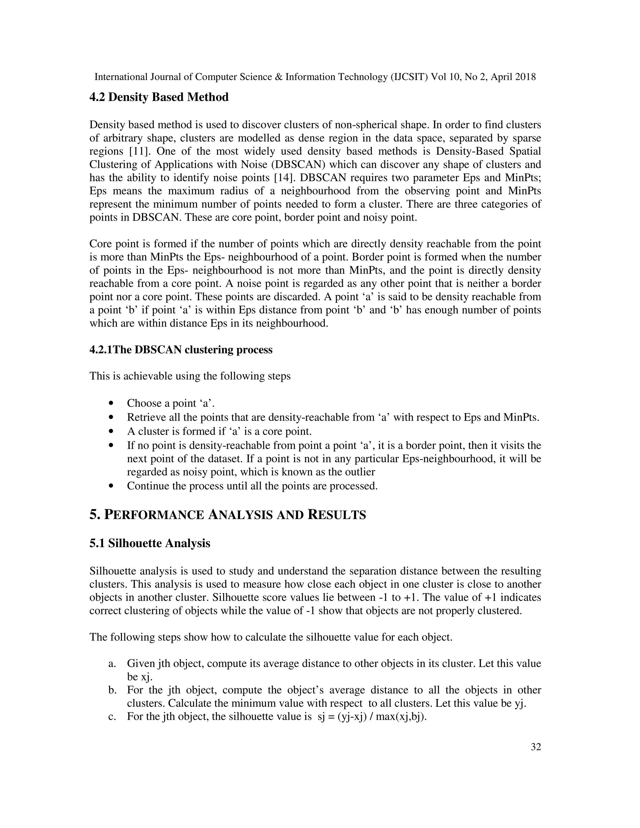 Clustering Algorithm For A Healthcare Dataset Using Silhouette Score Value Pdf