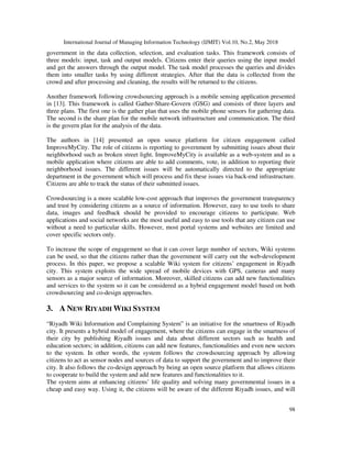 TOWARDS SMART RIYADH: RIYADH WIKI INFORMATION AND COMPLAINING SYSTEM | PDF