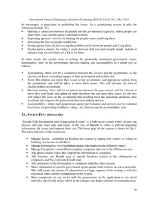 TOWARDS SMART RIYADH: RIYADH WIKI INFORMATION AND COMPLAINING SYSTEM | PDF