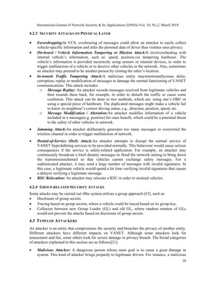 VANET SECURITY AND PRIVACY – AN OVERVIEW | PDF