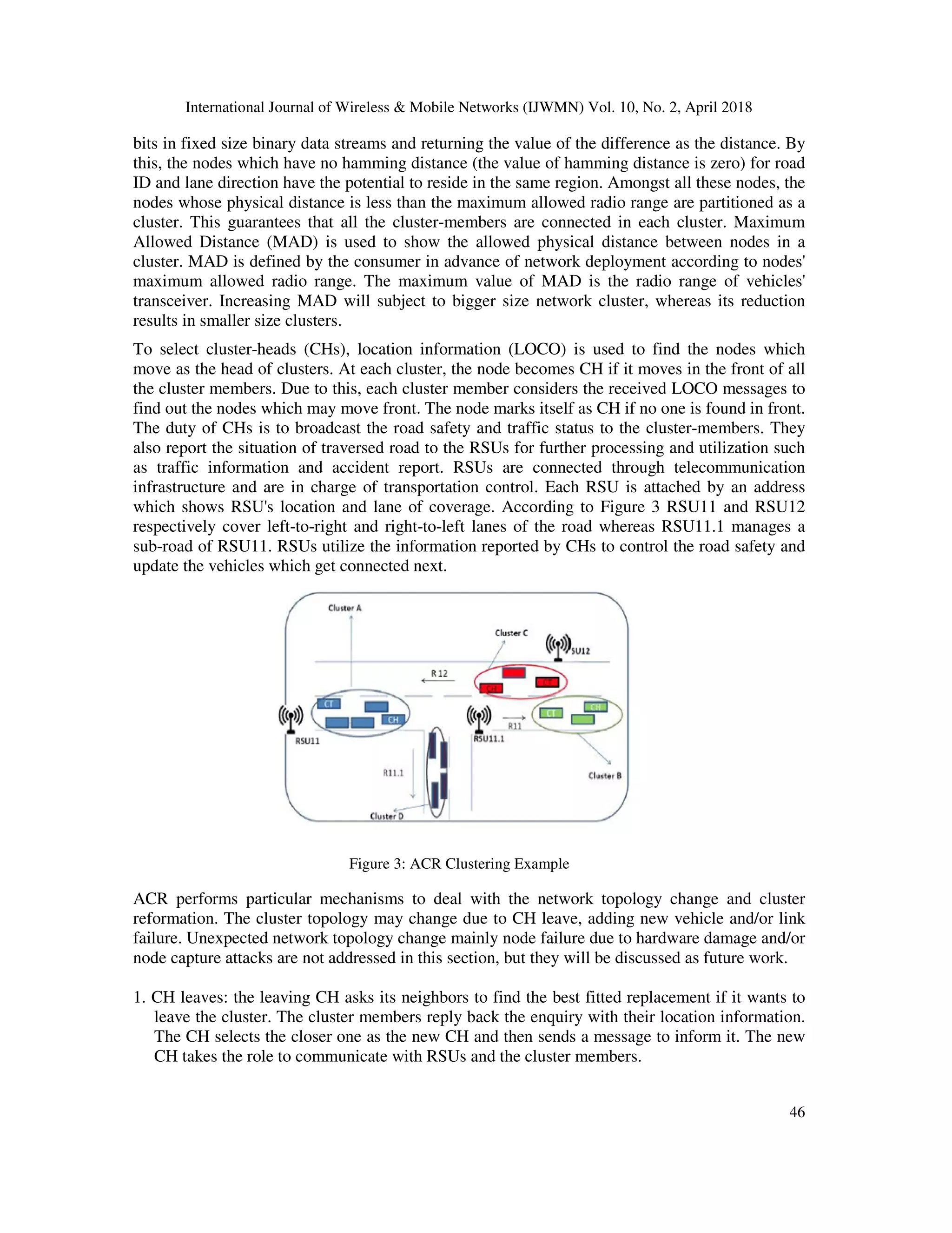 ACR: A CLUSTER-BASED ROUTING PROTOCOL FOR VANET | PDF