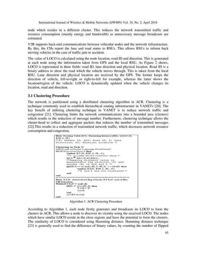 Acr A Cluster Based Routing Protocol For Vanet Pdf