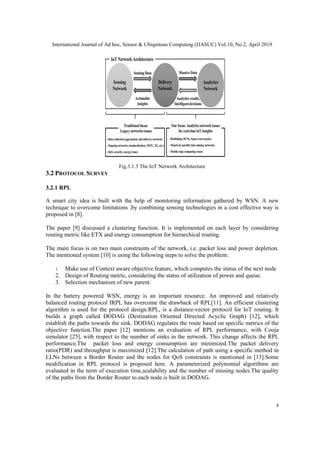 RPL AND COAP PROTOCOLS, EXPERIMENTAL ANALYSIS FOR IOT: A CASE STUDY | PDF