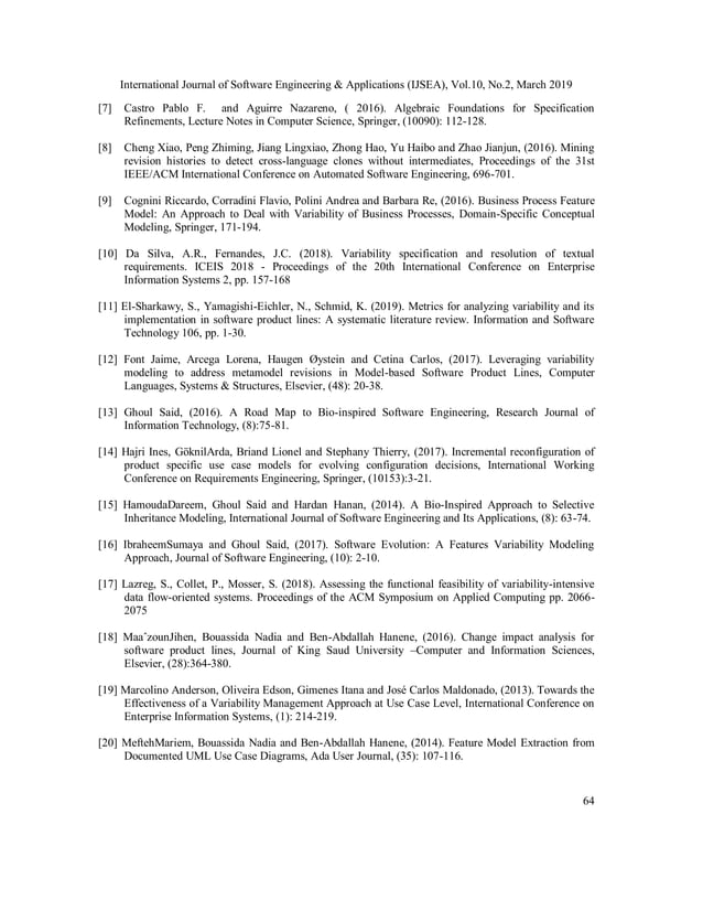 Bio-Inspired Requirements Variability Modeling with use Case | PDF