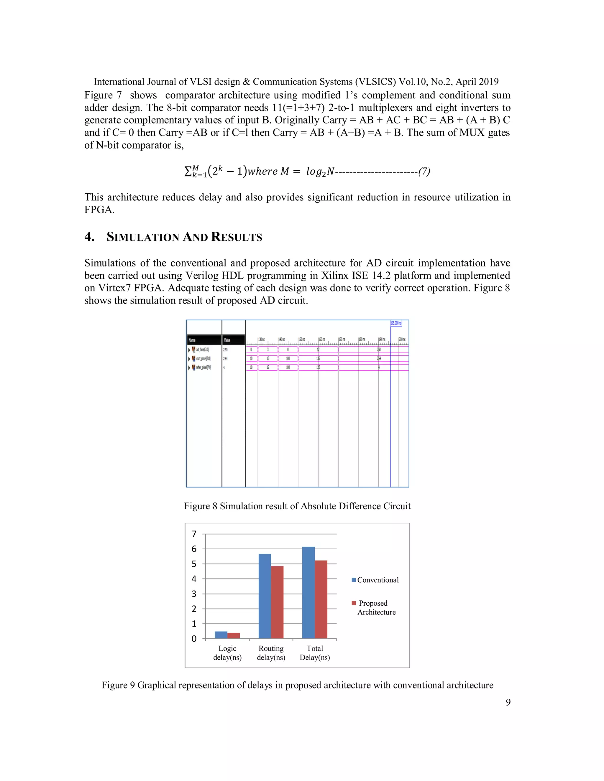 EFFICIENT ABSOLUTE DIFFERENCE CIRCUIT FOR SAD COMPUTATION ON FPGA | PDF