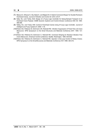 Fuzzy Control of a Large Crane Structure | PDF | Radio Control | Hobbies & Interests