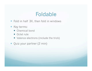 10/22 What is a chemical bond? | PDF | Chemistry | Science
