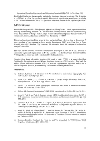 TOWARDS A DEEPER NTRU ANALYSIS: A MULTI MODAL ANALYSIS | PDF
