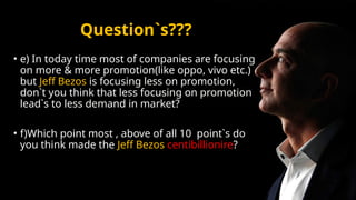 A CASE STUDY ON WORLD RICHEST PERSON JEFF BEZOS ppt for bba and mba students | PPTX