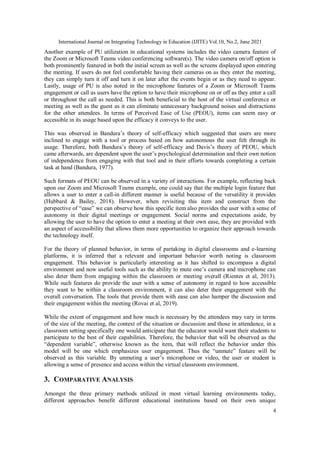 Comparing Virtual Learning Techniques Upon Technology Acceptance and ...