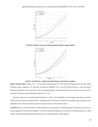 Moving Target Detection Using CA, SO and GO-CFAR detectors in Nonhomogeneous Environment | PDF