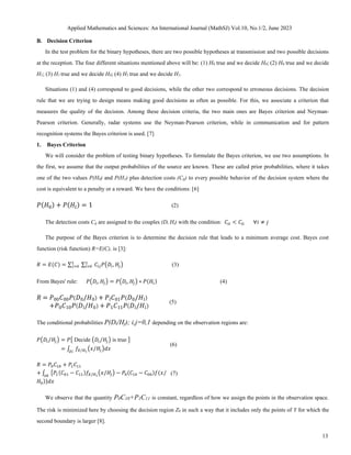 Moving Target Detection Using CA, SO and GO-CFAR detectors in Nonhomogeneous Environment | PDF