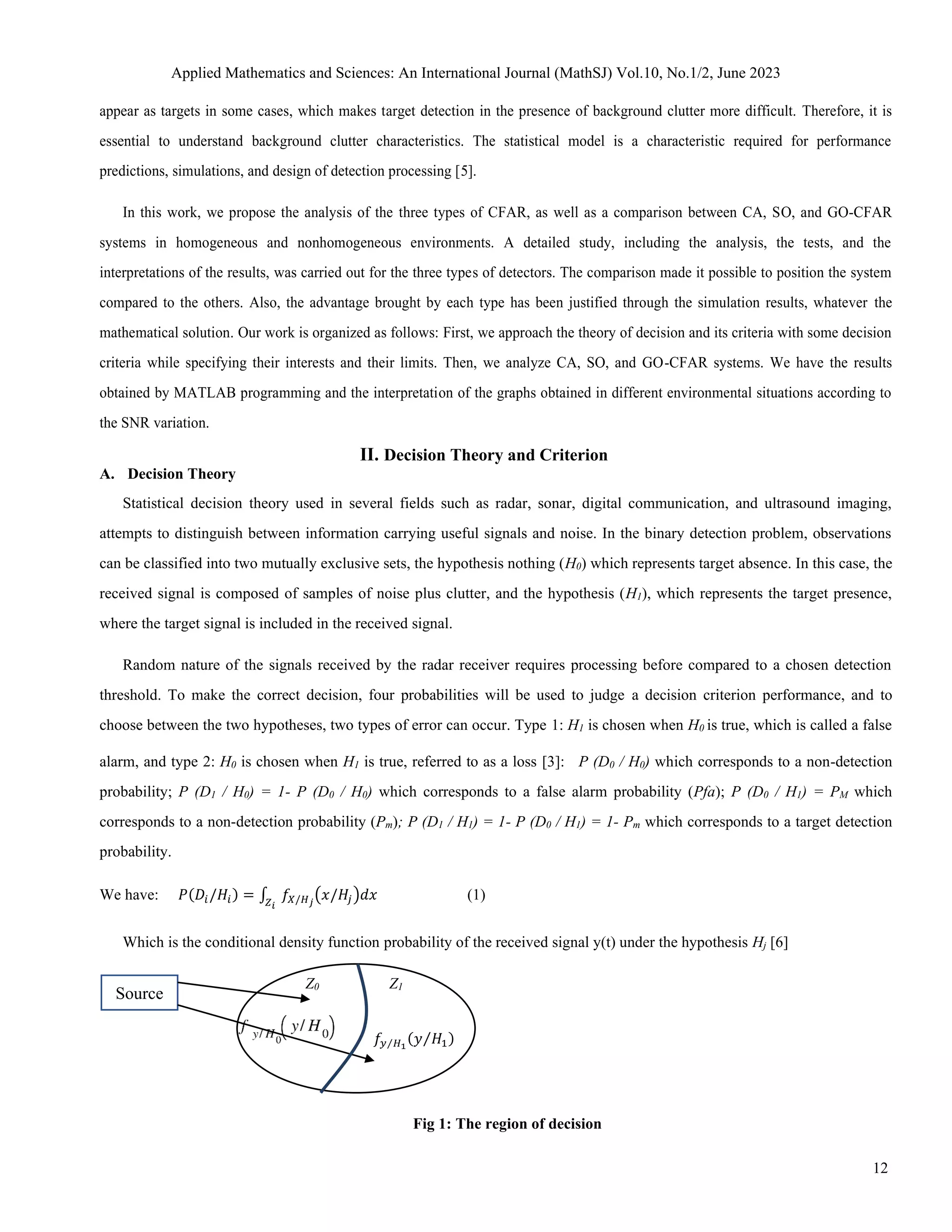 Moving Target Detection Using CA, SO and GO-CFAR detectors in ...