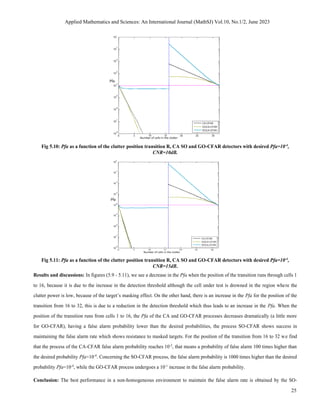 Moving Target Detection Using CA, SO and GO-CFAR detectors in Nonhomogeneous Environment | PDF
