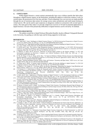 Enhancements in the world of digital forensics | PDF | Databases | Computer Software and ...