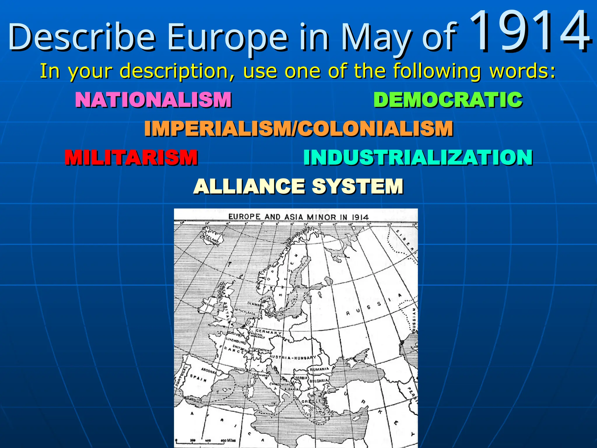 European 1914 Map. Historical perspective with maps. | PPT