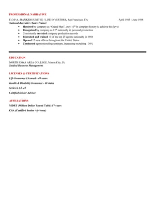 Lance A Mays Resume - final | PDF