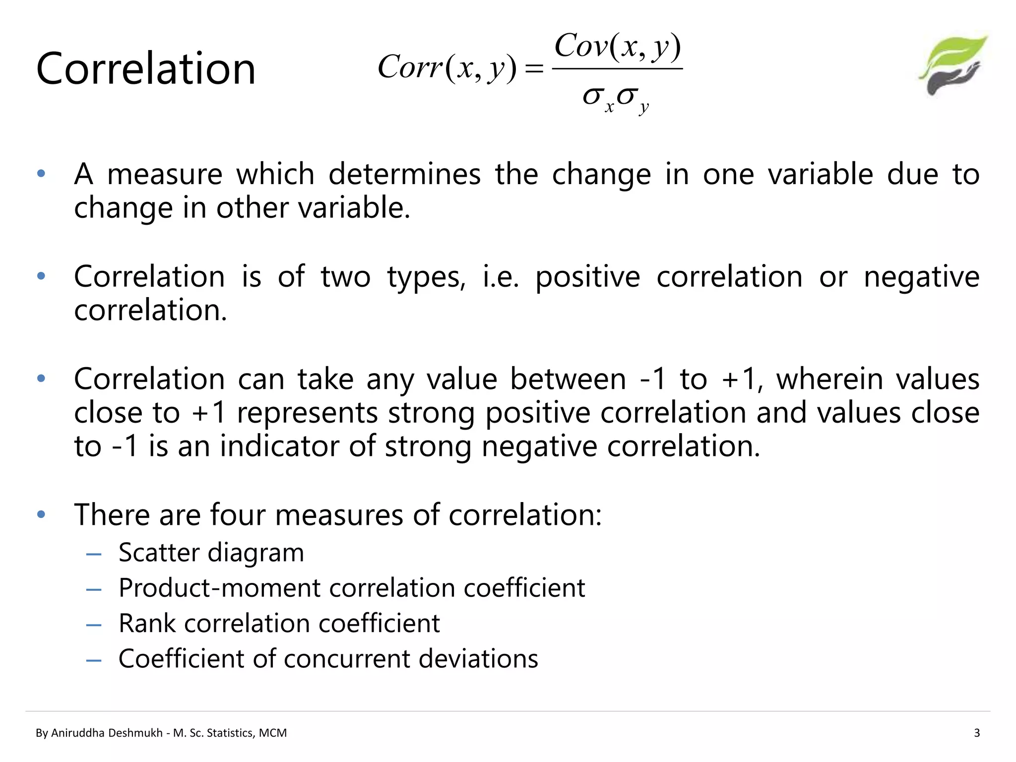 Covariance vs Correlation | PPTX