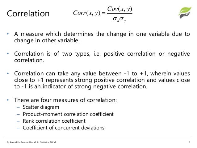 Covariance Vs Correlation